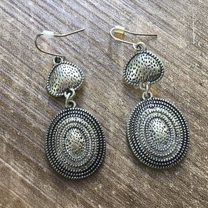H&M | Jewelry | Hm Silvertone Bohemian Necklace And Earrings | Poshmark
